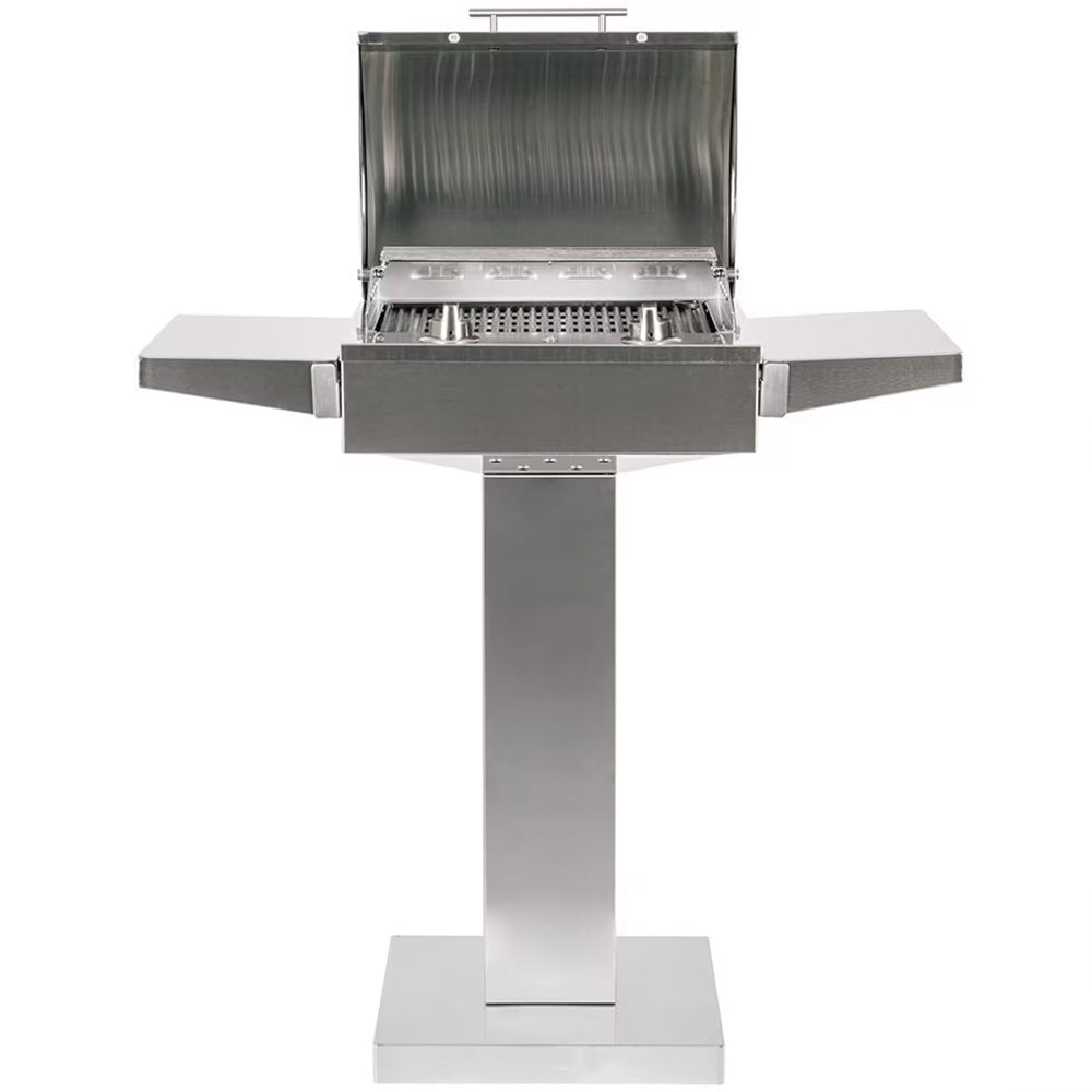 Coyote 18-Inch Electric Grill On Patio Post - C1EL120SM-FS - The ...