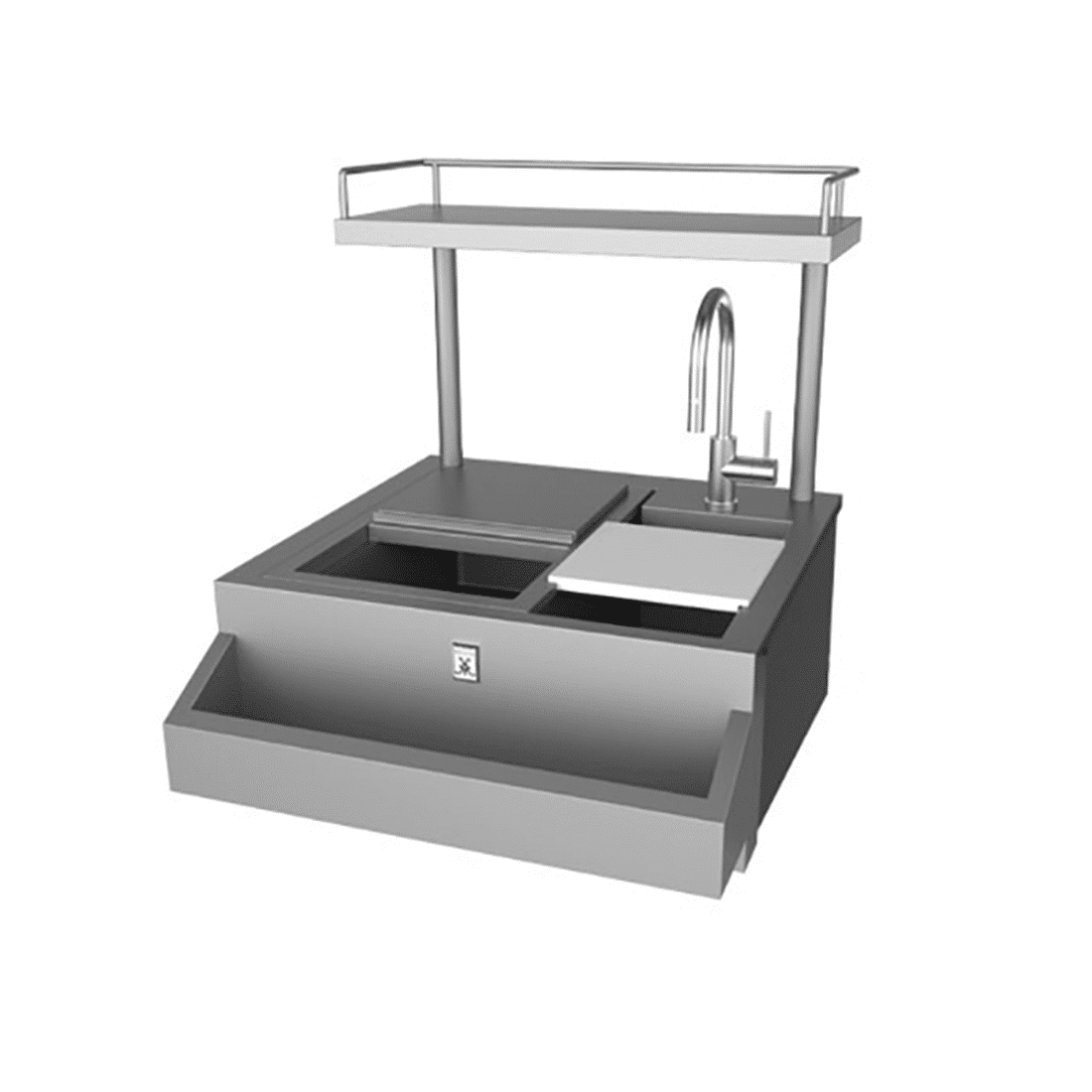 Hestan | 30" High Shelf Refreshment Center - The Outdoor Appliance Store