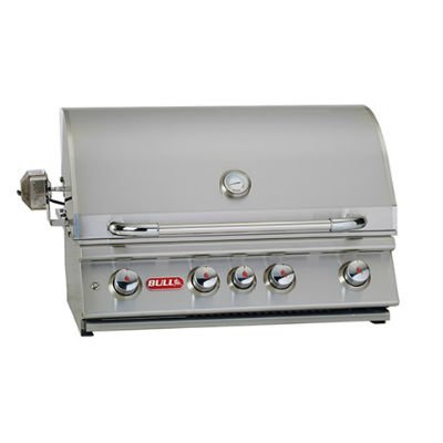 Bull | 38” 5-Burner Built-In Brahma Gas Grill with Rotisserie - The ...